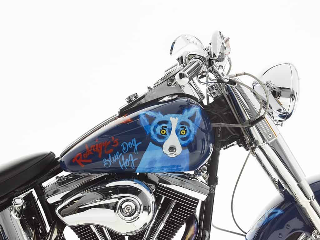 Blue Dog Hog 1994 - George Rodrigue Studios